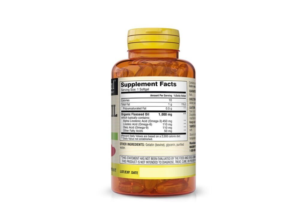 FLAX SEED OIL 1,000MG OMEGA 3-6-9 SOFTGELS – Nexusnest